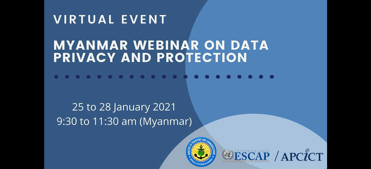 Myanmar Webinar on Data Protection and Privacy